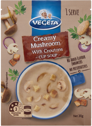 Vegeta Mushroom with Croutons Cup Soup - Vegeta